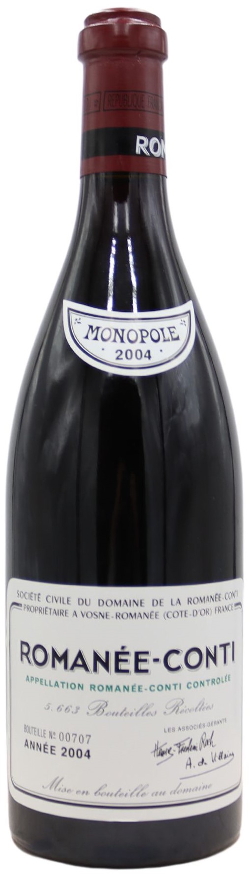 Romanee Conti Romanee Conti Monopole 2004 - Wine In Time