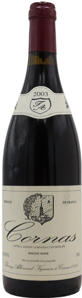 Allemand Thierry Cornas 2003 - Wine In Time