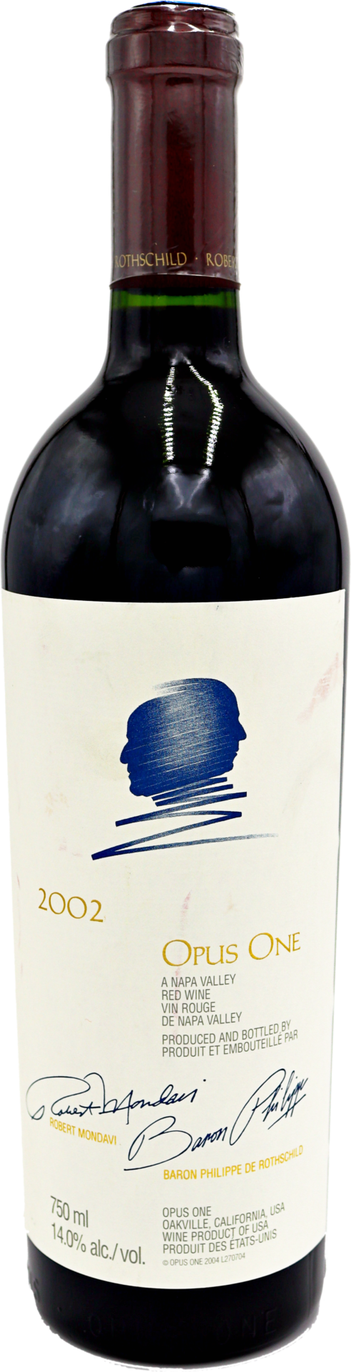 Opus One, Rothschild & Mondavi Opus One 2002 - Wine In Time